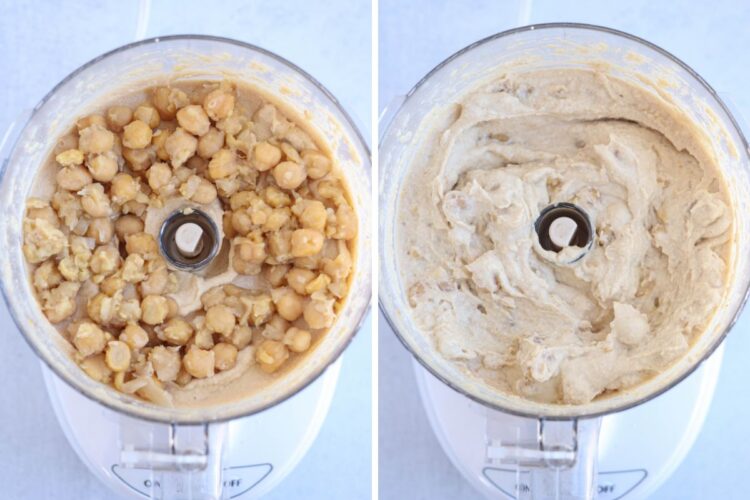 Musabaha {Whole Chickpea Hummus} - Wholly Tasteful