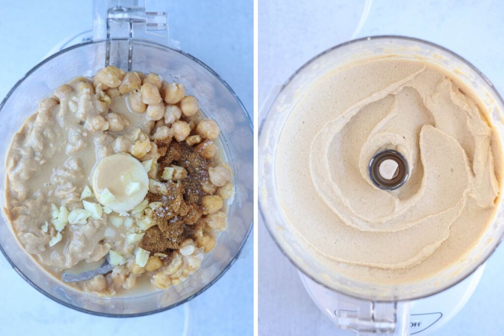 Musabaha {Whole Chickpea Hummus} - Wholly Tasteful