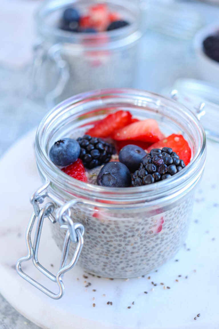 Oat Milk Chia Pudding - Wholly Tasteful