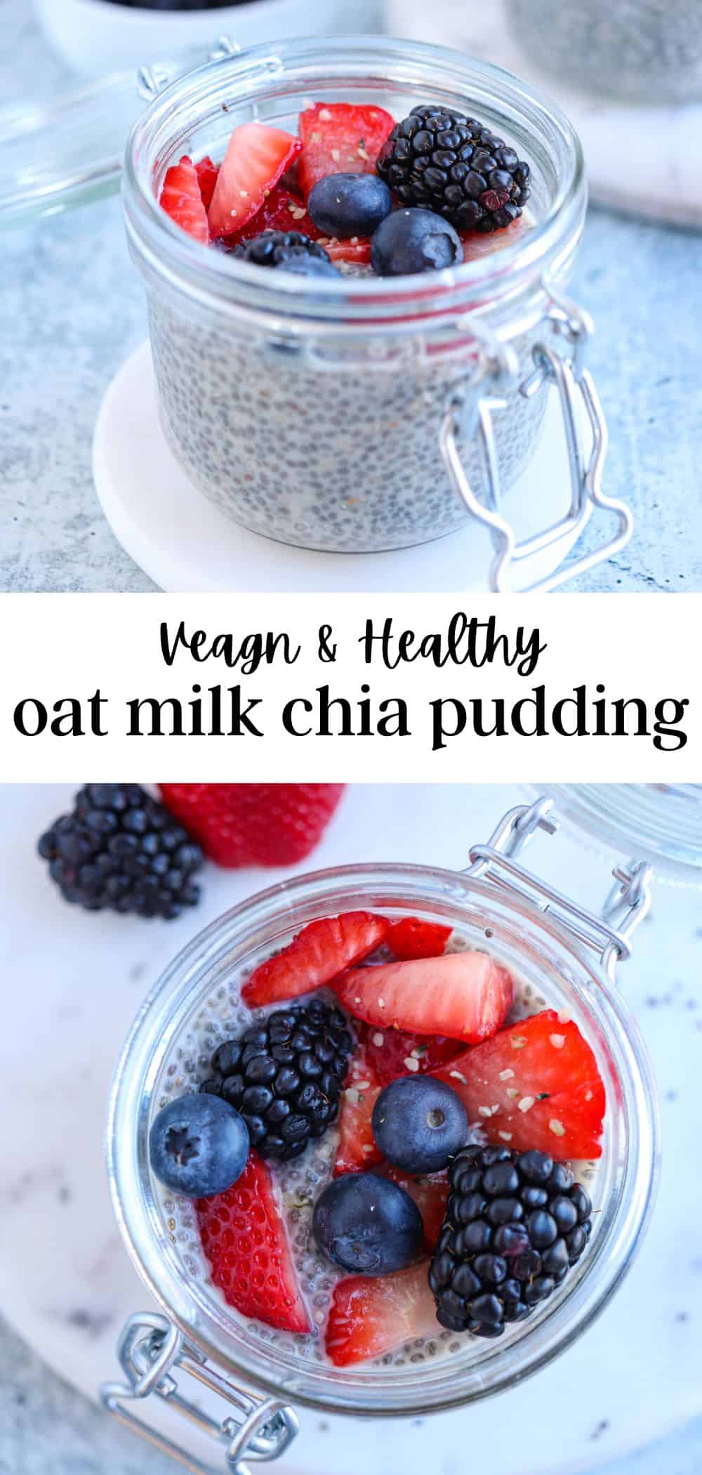 Oat Milk Chia Pudding - Wholly Tasteful