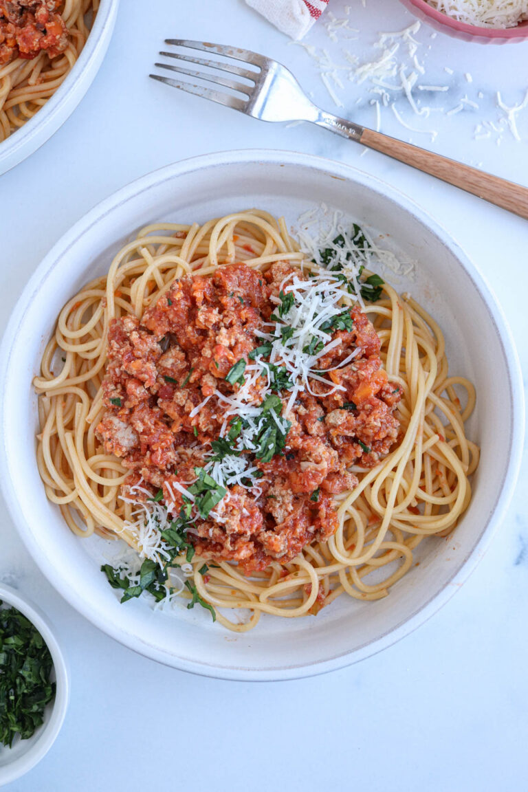 Pork Bolognese (Ground Pork Pasta Sauce) - Wholly Tasteful