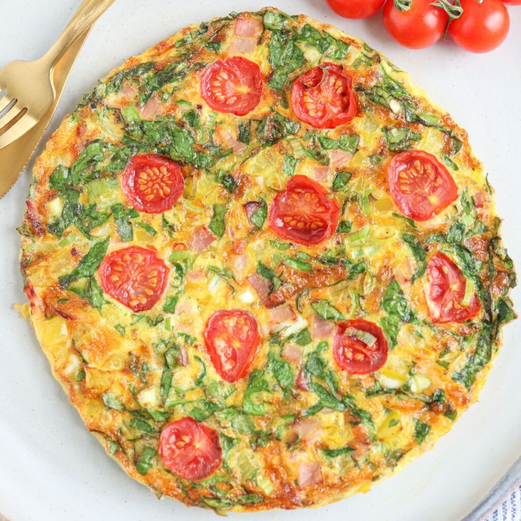 10-Minute Air Fryer Omelette (25 grams protein) - Wholly Tasteful