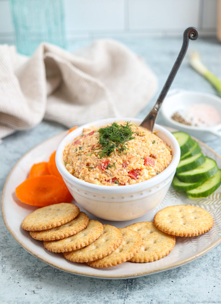 Easy Tuna Cottage Cheese Salad (High Protein Tuna Spread) - Wholly Tasteful