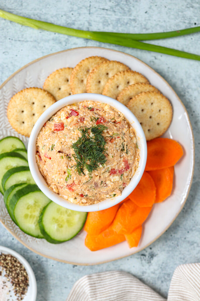 Easy Tuna Cottage Cheese Salad (High Protein Tuna Spread) - Wholly Tasteful