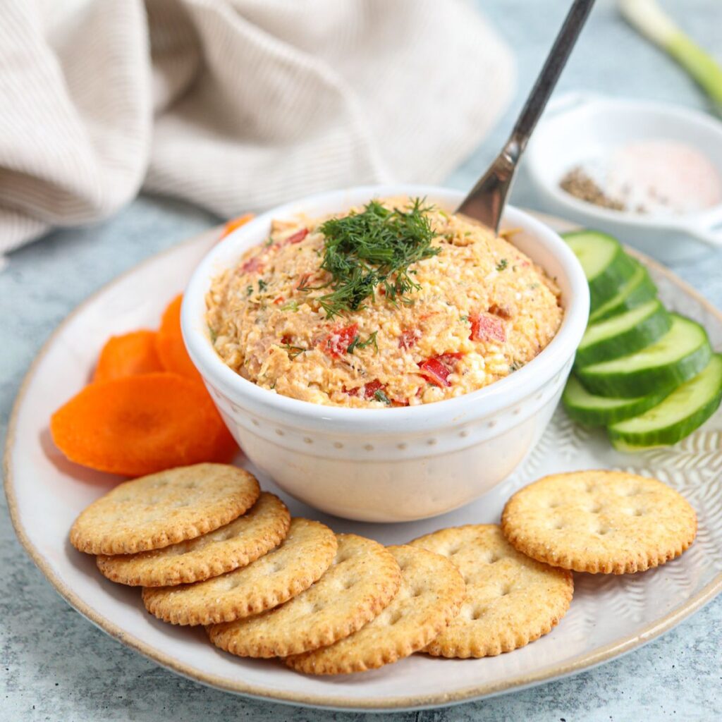 Easy Tuna Cottage Cheese Salad (High Protein Tuna Spread) - Wholly Tasteful