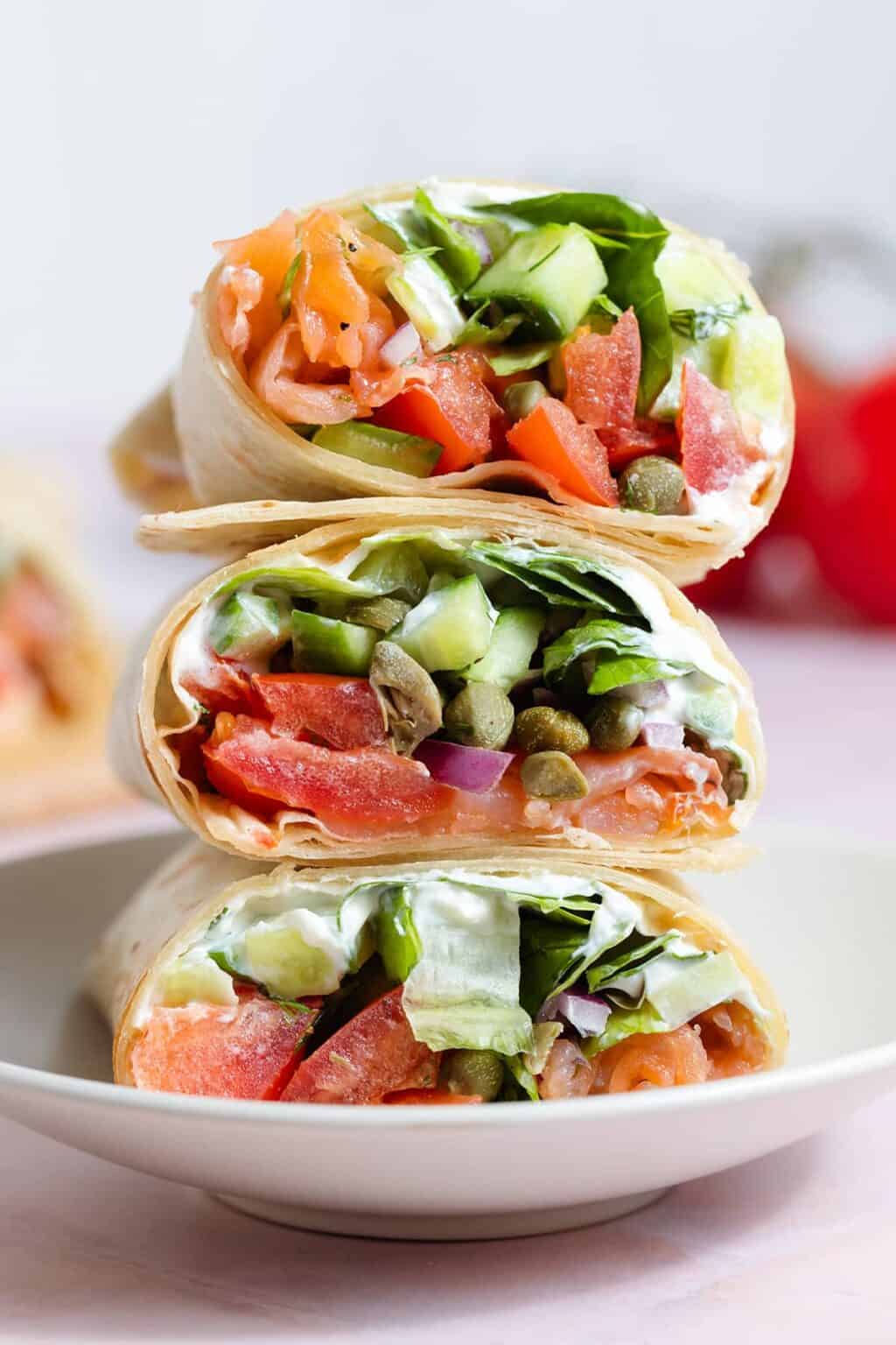 20 Best Wrap Ideas for Lunch - Wholly Tasteful