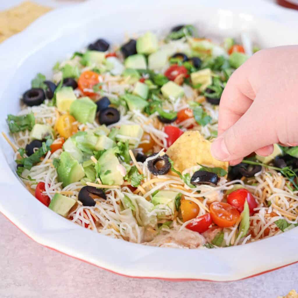 Quick Cottage Cheese Taco Dip (high protein, no sour cream) - Wholly ...