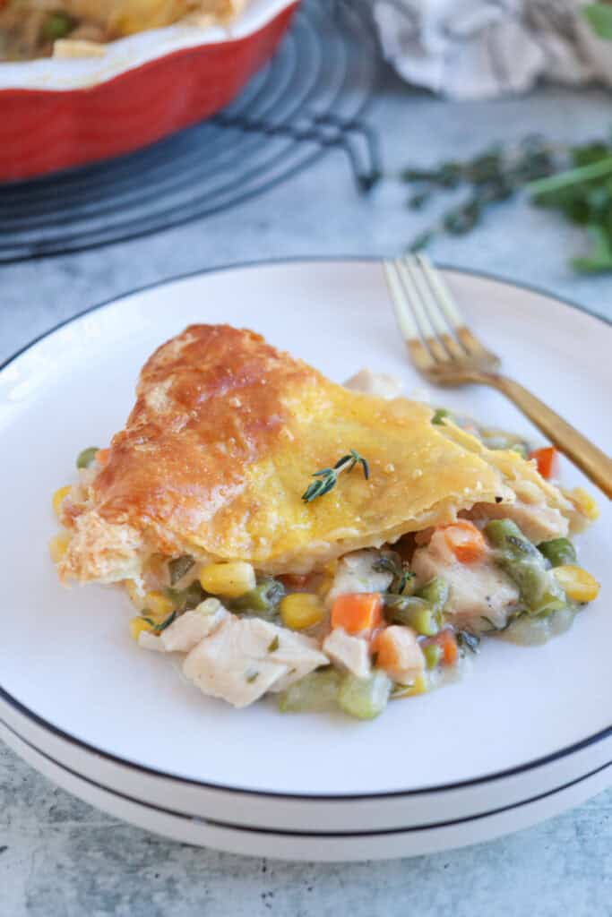Puff Pastry Turkey Pot Pie - Wholly Tasteful